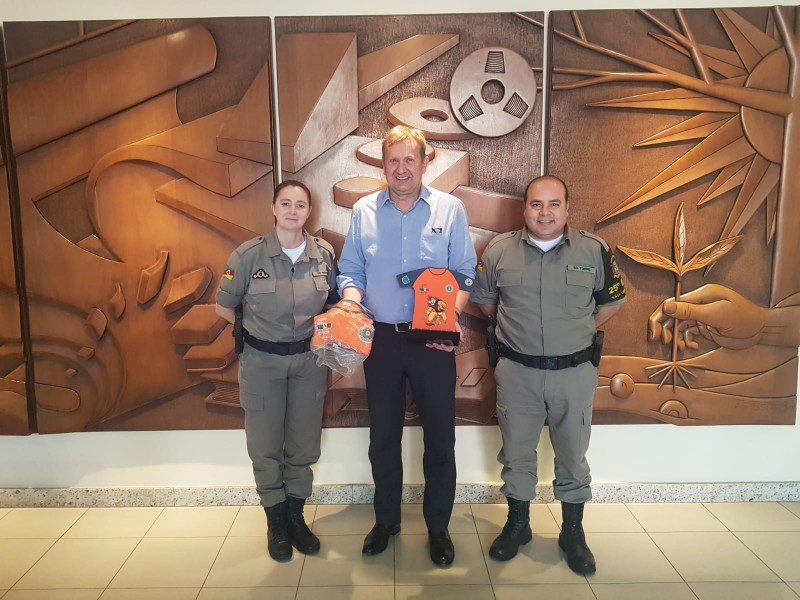 25° BPM realiza visita em agradecimento a STIHL Brasil - Brigada Militar